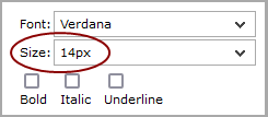 Customizing Fonts