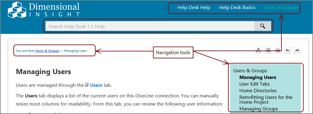 Using This Help System