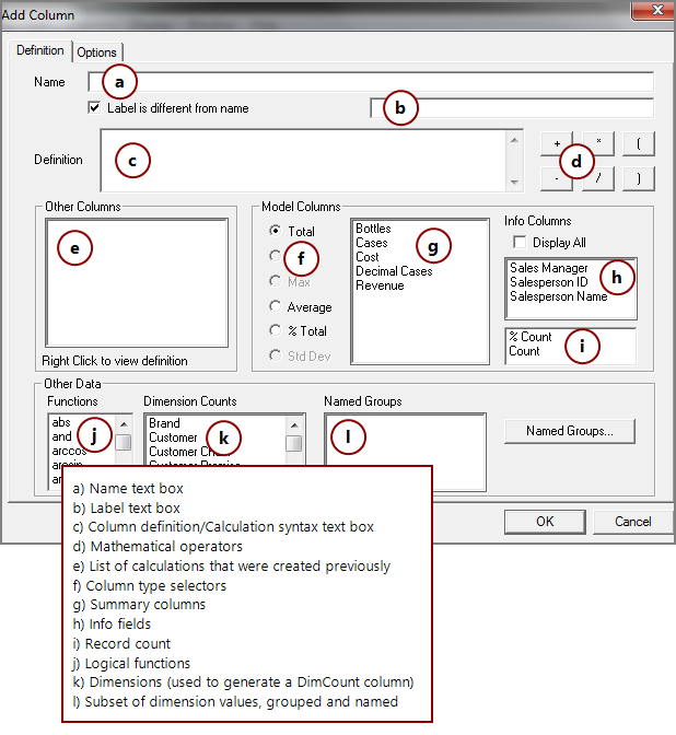 Adding Tabular Columns