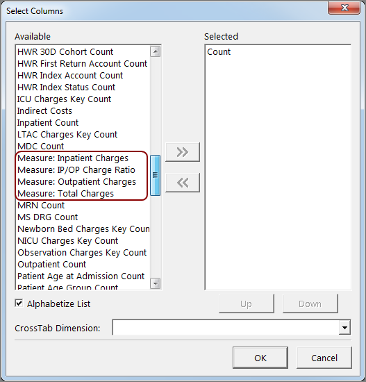 Adding a Column to a Measure Factory Tabular Display