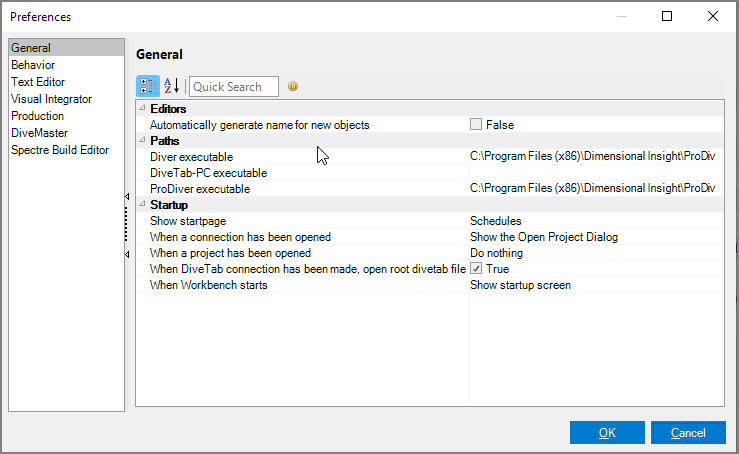Setting Workbench Preferences