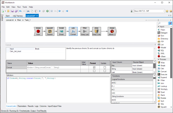 Workbench Interface Overview
