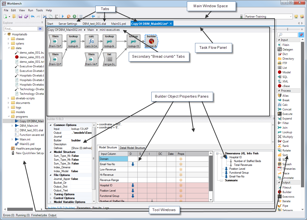 Workbench Interface Overview