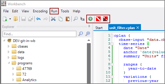 Toolbar Changes for Script Types