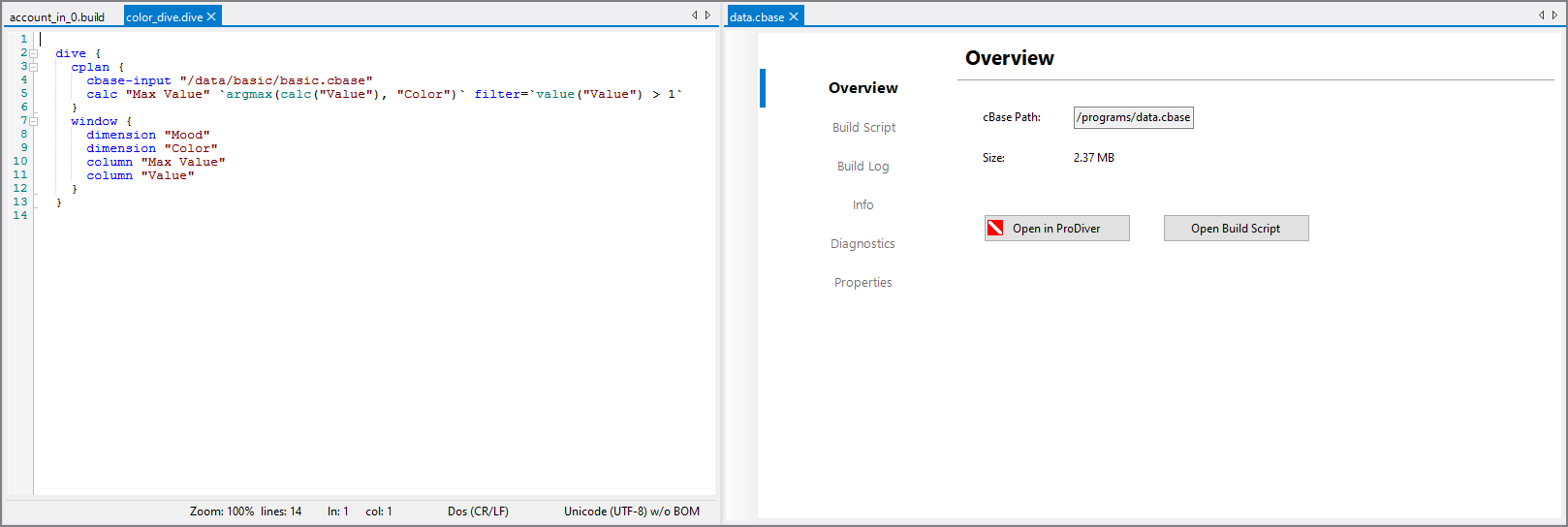 Using Tabs to Split Screen