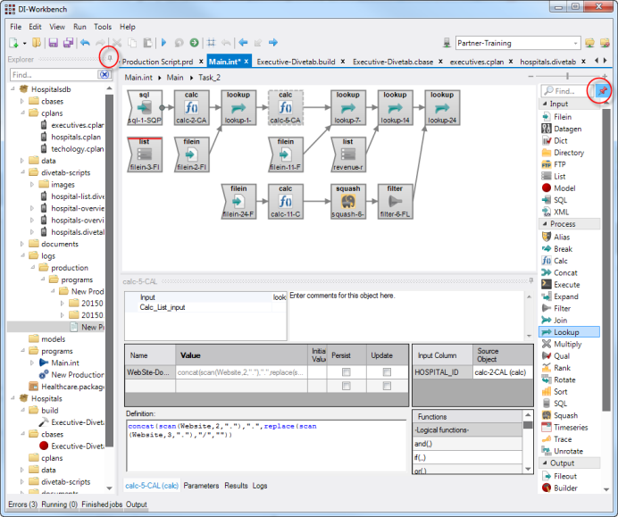Collapsing and Expanding Tool Windows
