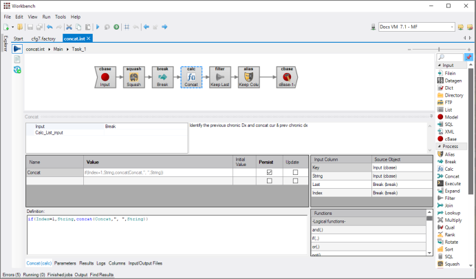 Workbench Interface Overview