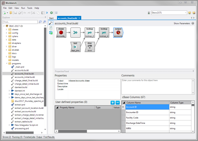 Workbench Interface Overview