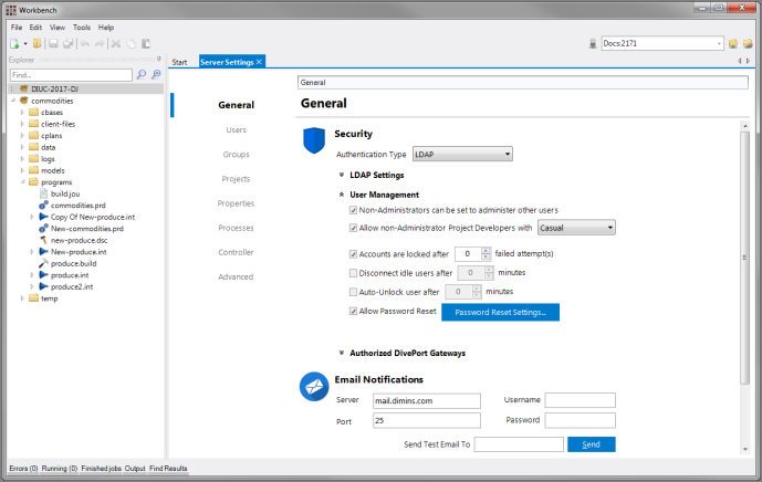 Workbench Interface Overview