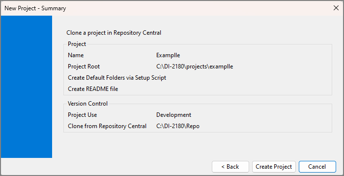 Creating a New Project