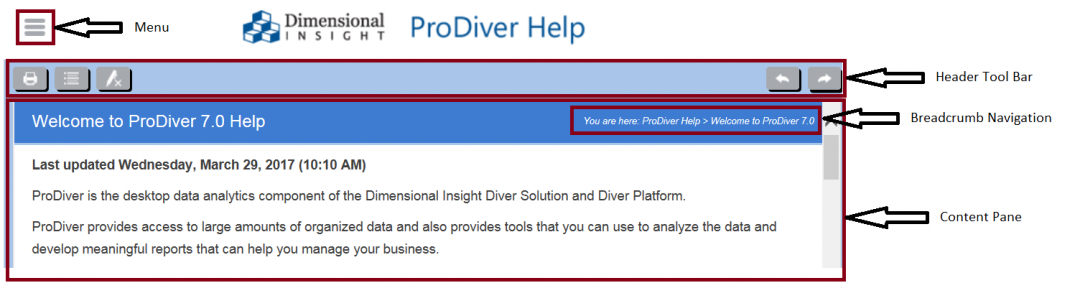How to Access Dimensional Insight Online Help